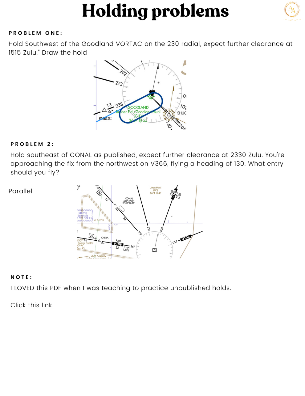 CFII Lesson plans